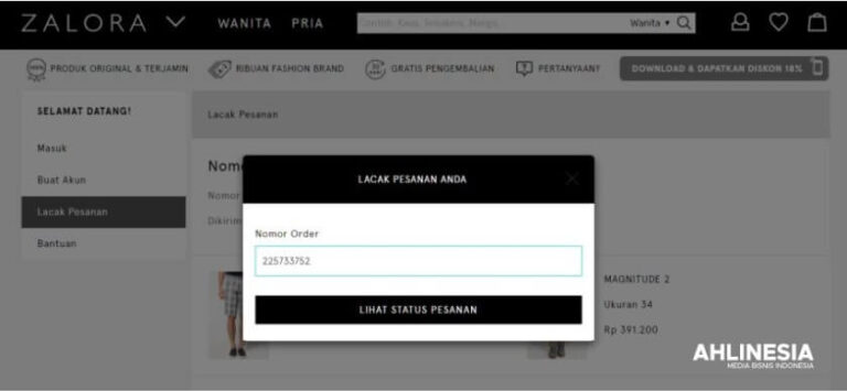 4 Cara Cek Resi ZDEX Zalora 2024, Mudah & Akurat 100%